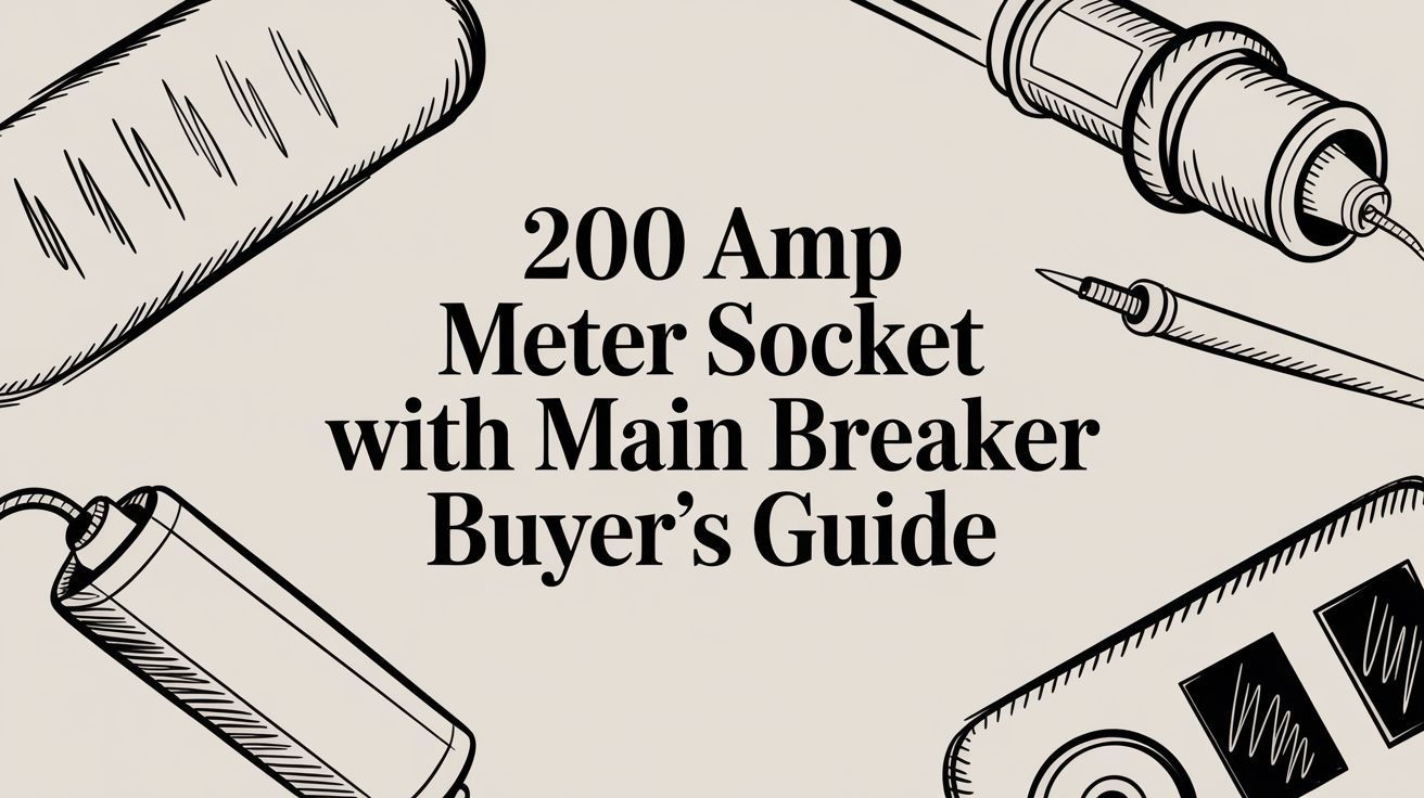 200 Amp Meter Socket with Main Breaker Buyer's Guide – Value Tools Co
